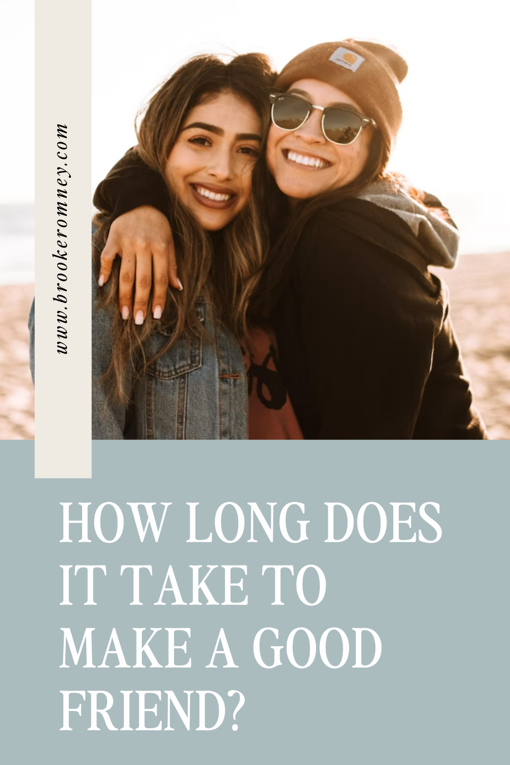 How Many Hours Does It Take To Make a Friend? - Brooke Romney Writes
